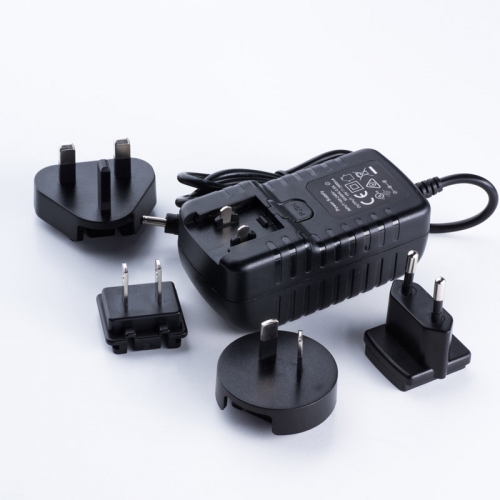 AC adapter 24V 1A interchangeable detachable plug power adapter